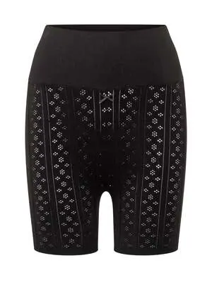 JW Anderson J. W. Anderson Pointelle Knit Mini Shorts - Black
