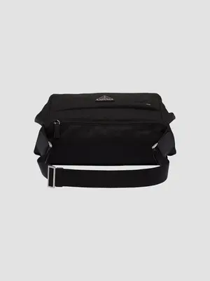 Prada Re-nylon And Saffiano Leather Shoulder Bag - Black