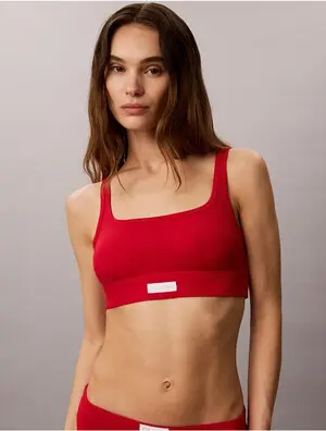 Calvin Klein Classic Comfort Cozy Waffle Lightly Lined Bralette