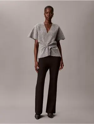Calvin Klein Twist Front V-neck Sweater