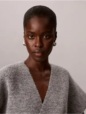 Calvin Klein Twist Front V-neck Sweater