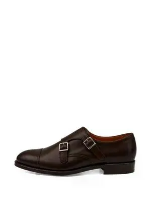 DOUCAL'S Double-strap Monk Shoes - Brown