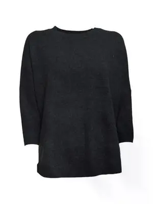 JCSOPHIE Fine-knit Drop-shoulder Sweater - Grey