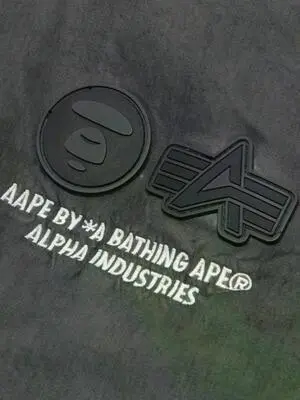 AAPE BY *A BATHING APE X Alpha Industries Moonface Reversible Bomber Jacket