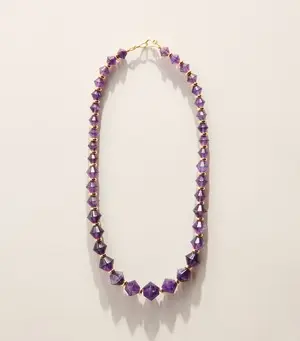 Eddie Borgo Gold-plated Honeycomb Necklace