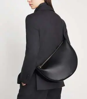 JOSEPH Large Leather Bean Shoulder Bag