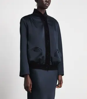 BLAZÉ MILANO Satin Novalis Coiba Jacket