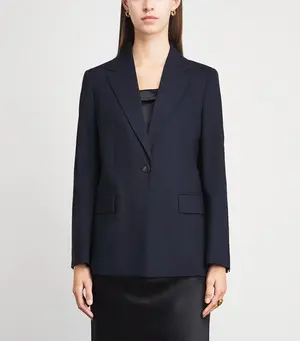 JOSEPH Wool-silk-blend Jackie Blazer