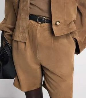 JOSEPH Suede Suze Shorts