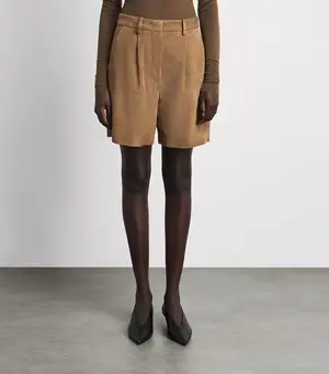 JOSEPH Suede Suze Shorts