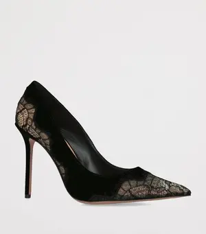AQUAZZURA Velvet Meadow Pumps 105
