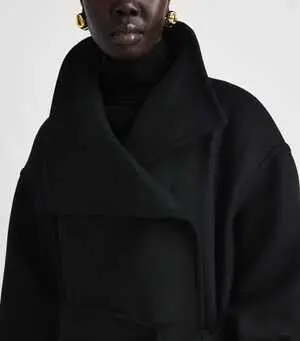 JOSEPH Wool-blend Belted Fiore Coat