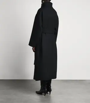 JOSEPH Wool-blend Belted Fiore Coat