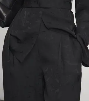 JOSEPH Jacquard Cara Wide-leg Trousers