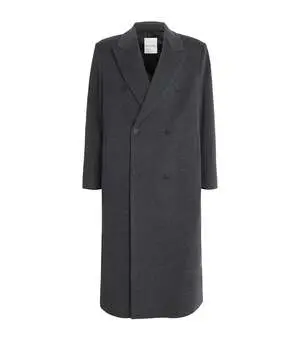LE17SEPTEMBRE Wool Double-breasted Overcoat