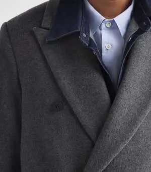 LE17SEPTEMBRE Wool Double-breasted Overcoat