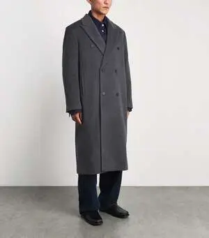 LE17SEPTEMBRE Wool Double-breasted Overcoat