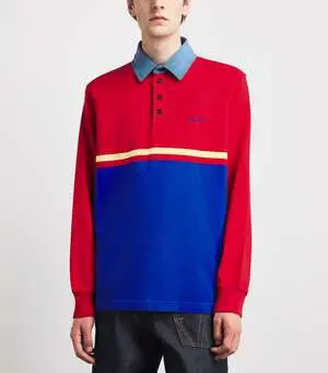 JW Anderson Cotton Contrast Rugby Shirt