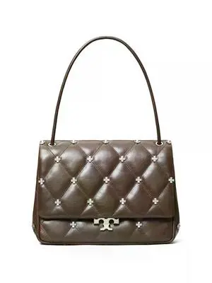 Tory Burch Bunny Knot Runway Shoulder Bag - Brown