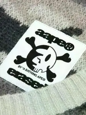 AAPE BY *A BATHING APE X Erased Camo-print Knit Hoodie