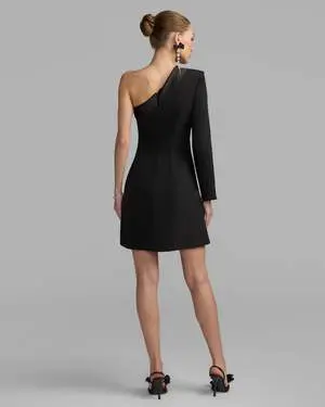 Mac Duggal One Shoulder Blazer Mini Dress