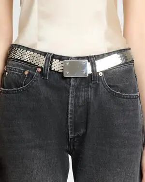 Isabel Marant Étoile Herese Crystal-embellished Chain Belt - Transparen