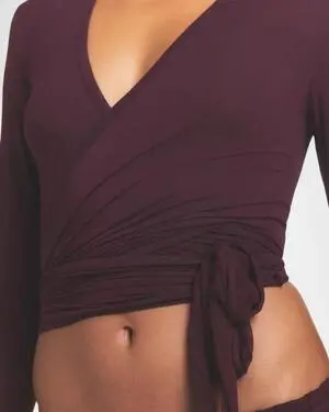 SKIMS Jersey Wrap Top