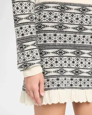 THE GARMENT Faroe Island Wool-cashmere Mini Skirt - Print
