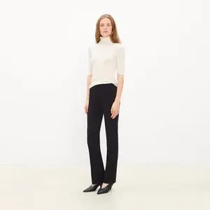 Theory Marcee Pull-on Pant In Crepe Knit - Black