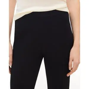 Theory Marcee Pull-on Pant In Crepe Knit - Black