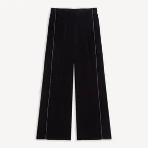 Theory Side Vent Pull-on Pant In Stretch Velvet