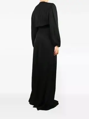 Chloé Bejewelled V-neck Maxi Dress