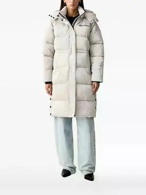 Karl Lagerfeld Logo-print Puffer Jacket - Grey