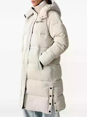 Karl Lagerfeld Logo-print Puffer Jacket