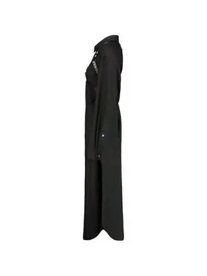 Junya Watanabe Harness-detail Shirt Midi Dress - Black