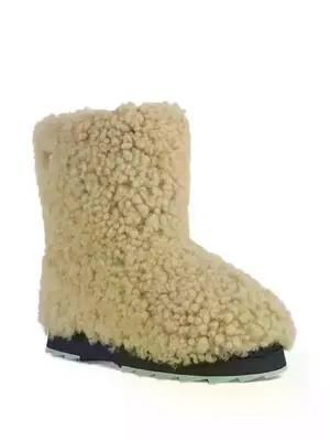 EMU AUSTRALIA X We Norwegians Sharky Lo Teddy Ankle Boots - Neutrals