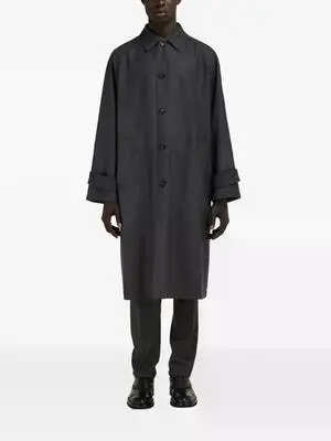 FERRAGAMO Reversible Wool Duster Coat