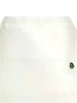 Moncler Reversible Wool Twill Padded Midi Skirt
