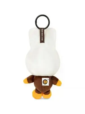 A BATHING APE Baby Milo Bunny Plush Keychain - Brown