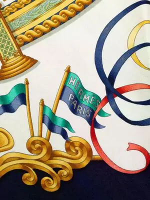 Hermès 1990-2010 Luna Park Silk Scarf 90 Scarves - Multicolour
