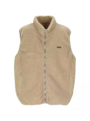 KAPPY Fleece-texture Gilet - Neutrals