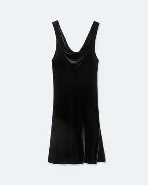 ALLSAINTS Anise Cowl-neck Midi Dress Black