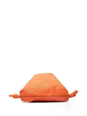 Loewe 2018 Embossed Anagram Leather Yago Knot Backpack