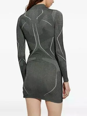 Off-White Lurex-thread Mini Dress