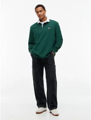 Tommy Hilfiger Relaxed Canvas Carpenter Pant - Black