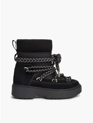 Tommy Hilfiger Water-resistant Mixed-media Snow Boot