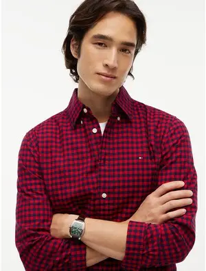 Tommy Hilfiger Regular Fit Gingham Oxford Shirt