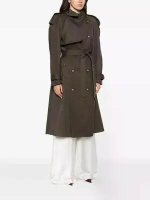 Victoria Beckham Double-breasted Belted Trench Coat