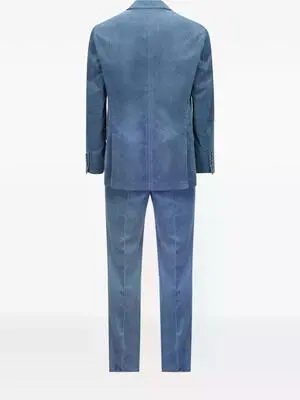 Brunello Cucinelli Double-breasted Cotton Suit