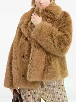 Munthe Vestine Faux-fur Double-breasted Jacket